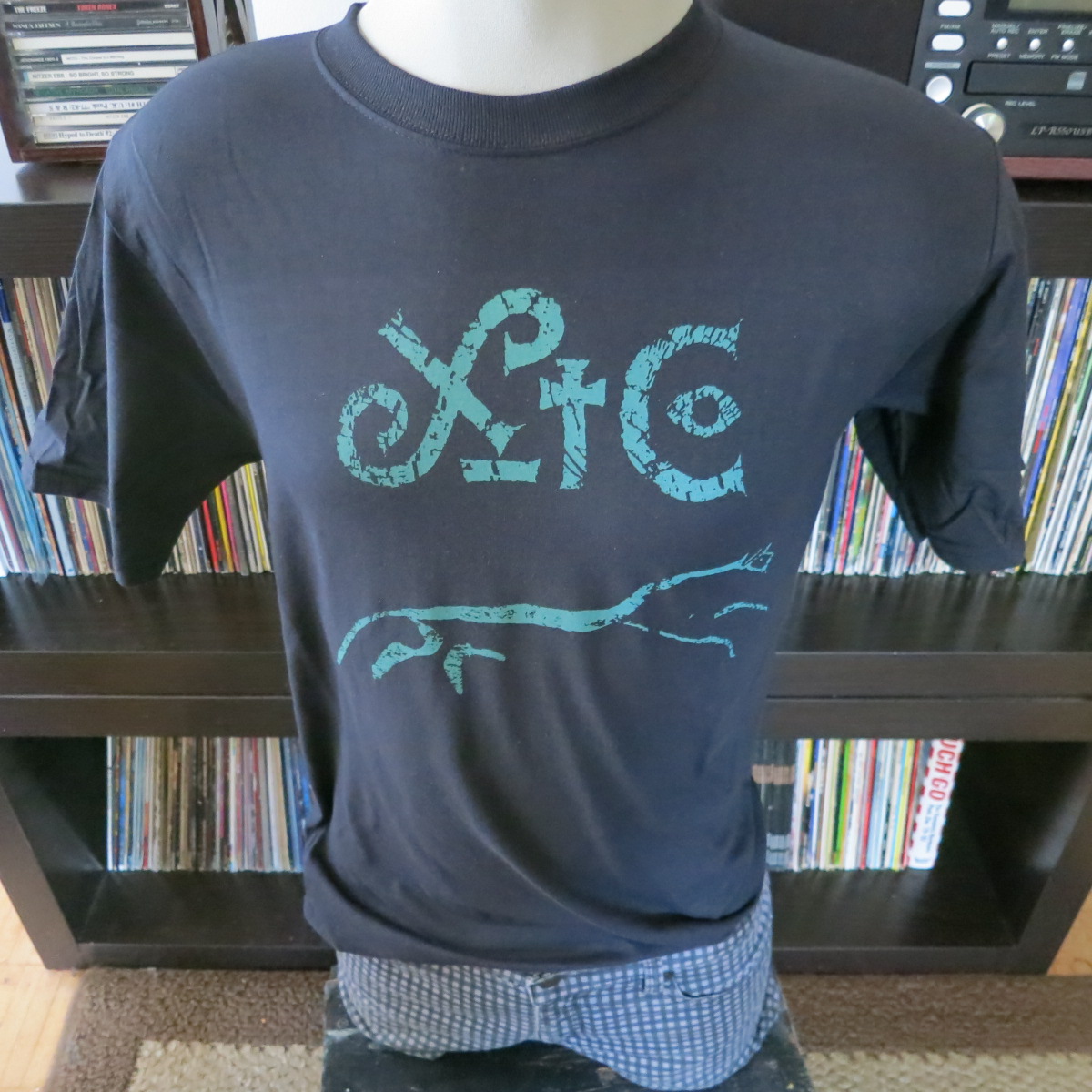 XTC shirt screen print short sleeve black shirt cotton on Storenvy