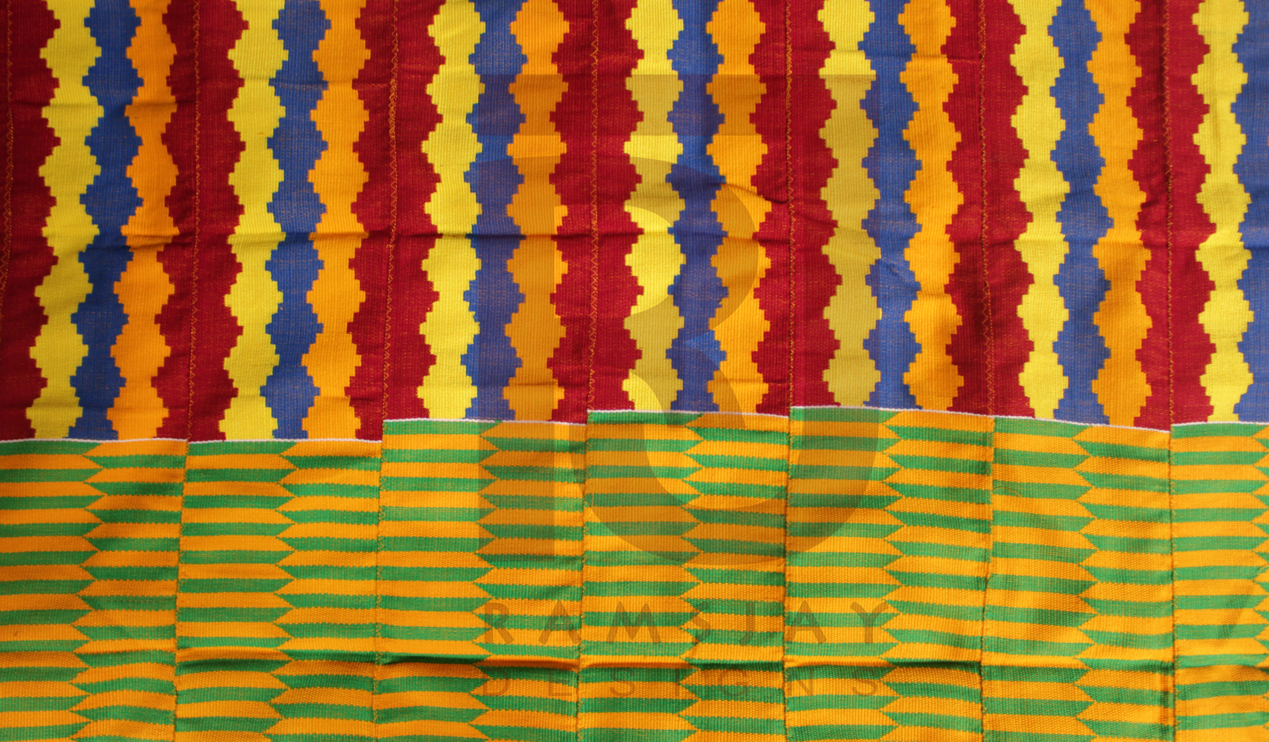 100% Handwoven Kente Cloth Kente Ashanti Kente Ghana African Art 6 ...