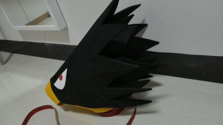 My Hero Academia Fumikage Tokoyami Bird Head Cosplay Mask for Sale on ...