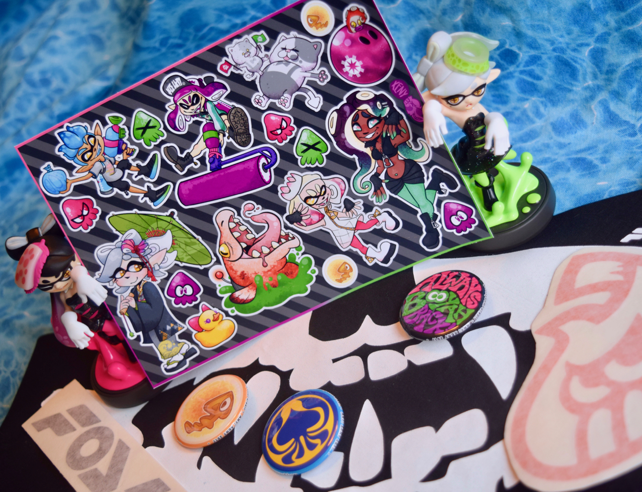 Splatoon 2 Sticker Sheet on Storenvy
