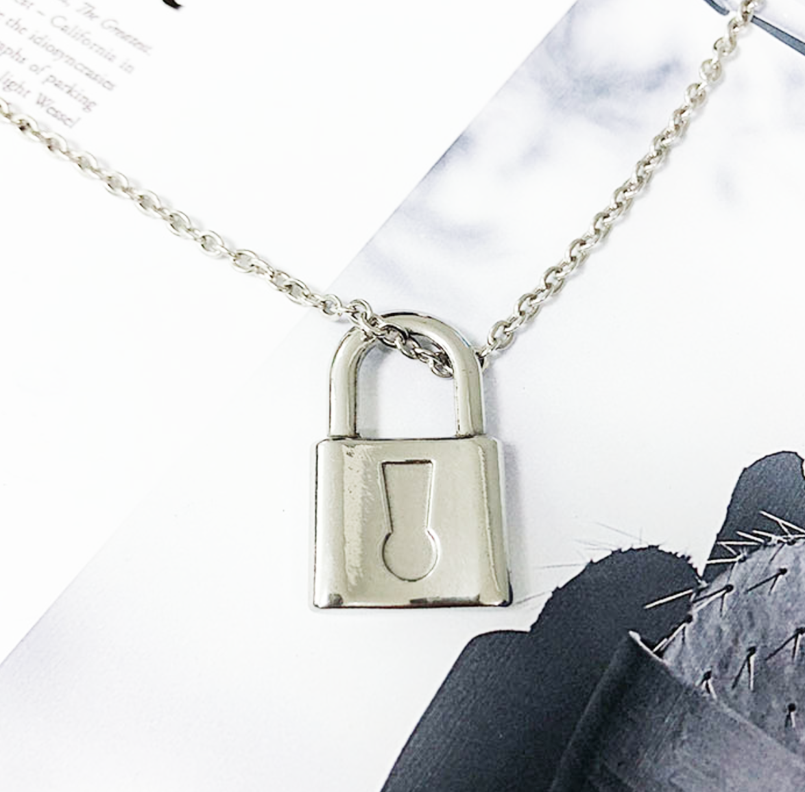 KEY LOCK NECKLACE on Storenvy