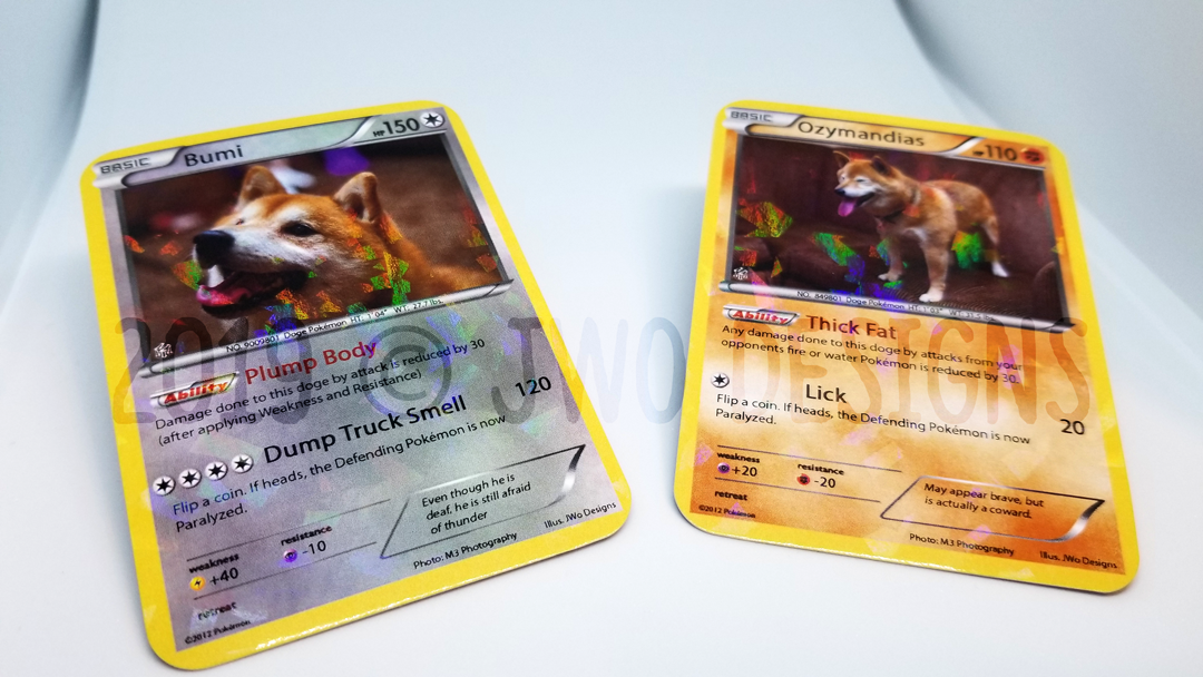 Holographic Doggo Pokemon Cards · · Online Store Powered by Storenvy